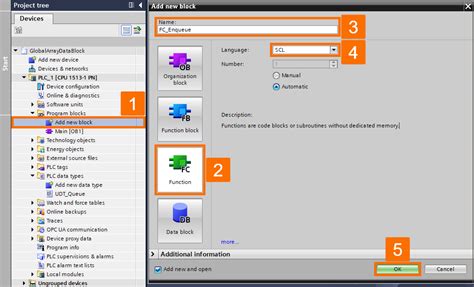 Using A Global Array Data Block In Siemens S7 1500 Plc