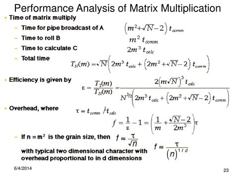 Ppt Full Matrix Algorithms Parallel Matrix Multiplication And Beyond