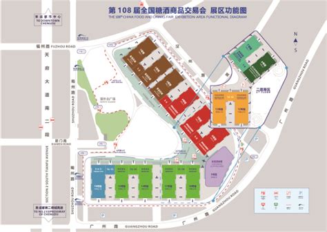 108届四川糖酒会西博城世纪城两大展区功能图 手机新浪网