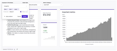 Can You Provide Some Example Dashboard Themes Patterns Omni Community