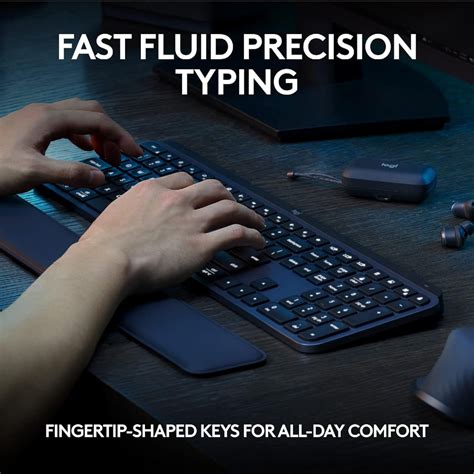 Logitech Mx Keys S Wireless Keyboard Thunder Match