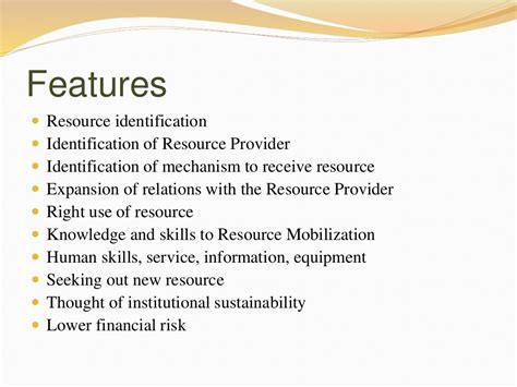 Resource Mobilization