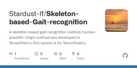 Github Stardust Lfskeleton Based Gait Recognition A Skeleton Based Gait Recognition Method