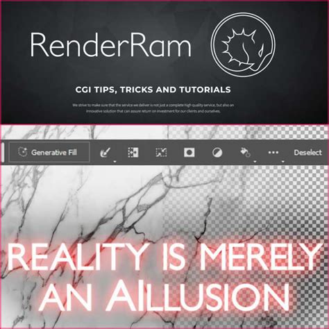 Renderram Creating Large Surface Textures In Photoshop Using Ai