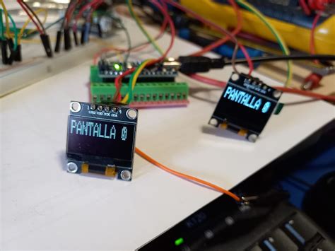Problema Arduino Nano Con Dos Pantallas Oled Ssd1306 Solucionado
