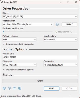 Create A Bootable USB Arch Installation From Windows Jason Ross