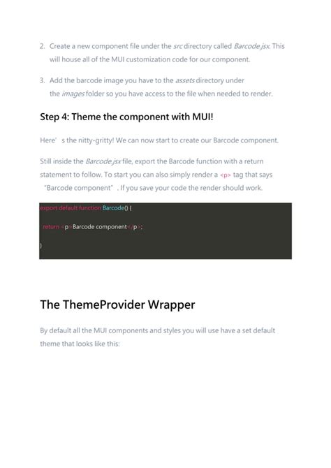 How To Convert A Component Design Into An Mui React Code Pdf
