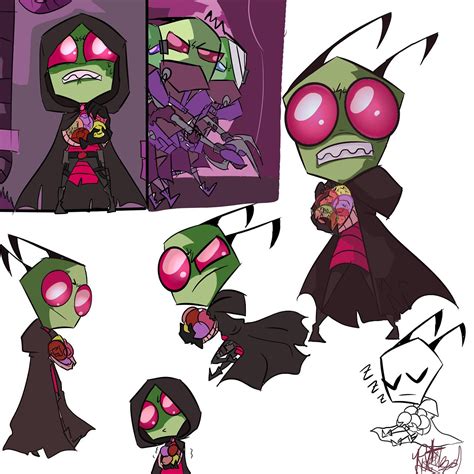 pixelz01 invader zim characters invader zim cute drawings