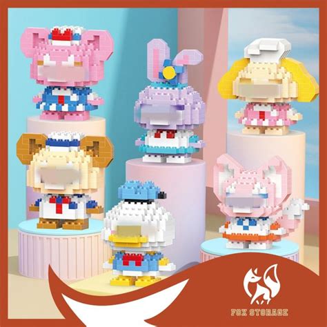Diy Cute Tiny Block Nano Blocks Character Model Blocks Nano Building Blocks 可爱小积木纳米积木角色模型积木纳米积木