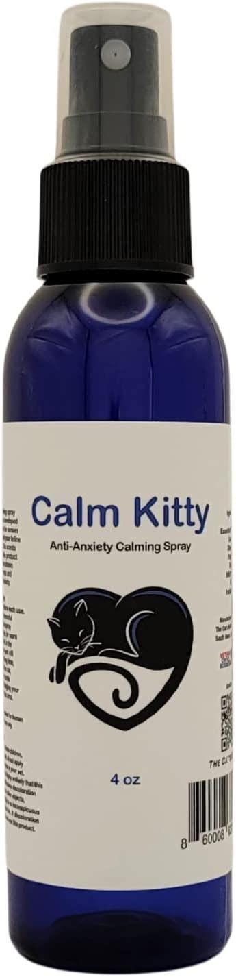Amazon Com The Cat S MeWow Calm Kitty Calming Spray Natural Stress Relief Anxiety Relief