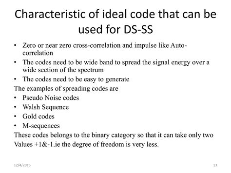 A Chaotic Direct Sequence Spread Spectrum Communication System Ppt
