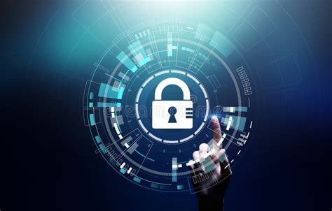 Cyber Security Information Privacy Data Protection Internet And Technology Concept On Virtual