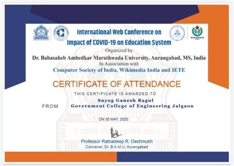 Suyog Bagul On Linkedin Recently I Have Attended An International Web