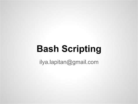 Bash Scripting Pdf Programming Languages Computing