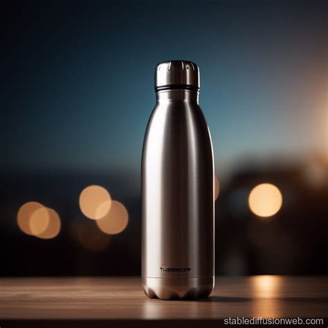 Realistic Photo Thermo Bottle Stable Diffusion Online