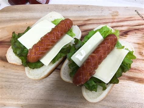 미국 핫도그 만들기