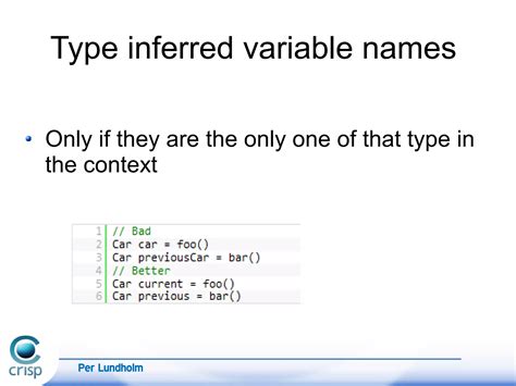 7 Rules On Code Readability Ppt