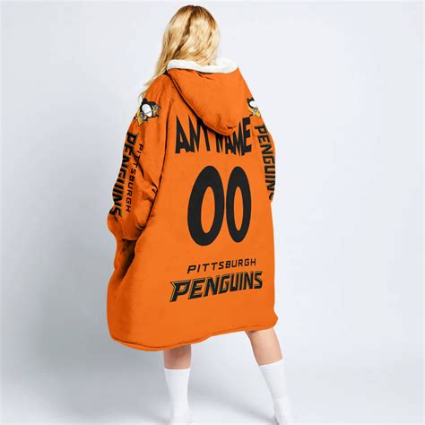 Halloween V3 Custom Name Pittsburgh Penguins Oodie Blanket Hoodie Nhl Nhl