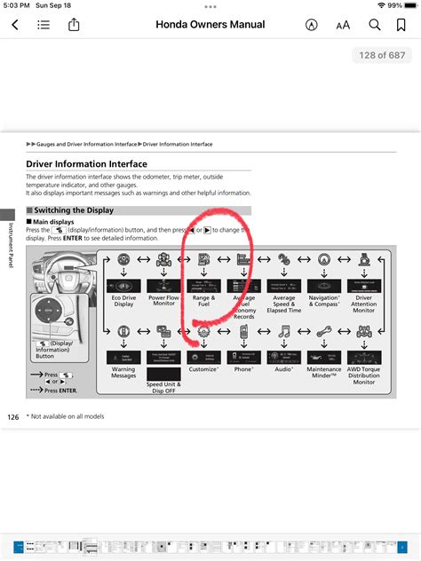 Adding Range To The Dashboard Display Driver Interface Honda Cr V