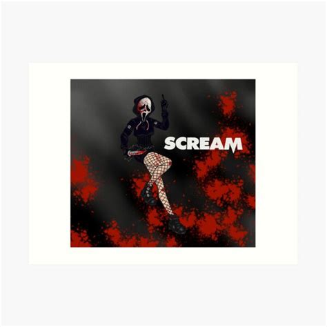 Sexy Ghost Face Art Print For Sale By NekoBat666 Redbubble