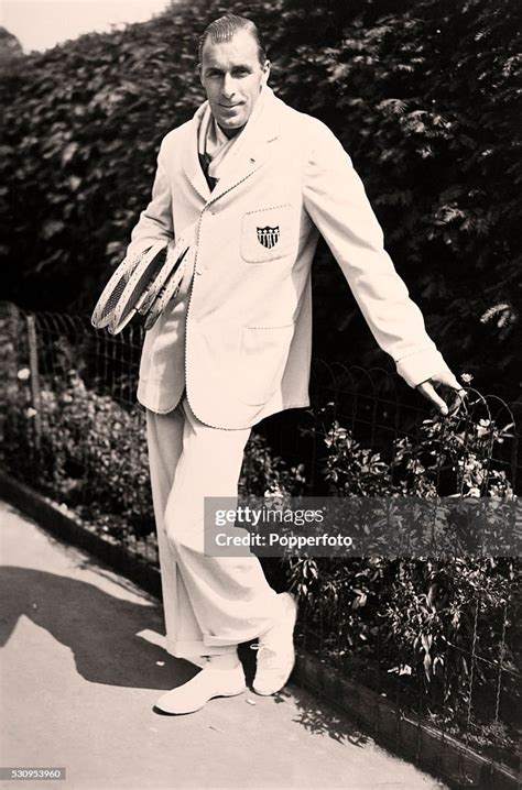 American Tennis Champion Bill Tilden At Wimbledon Circa 1925 News