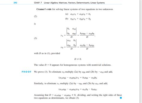chap 7 linear algebra matrices vectors