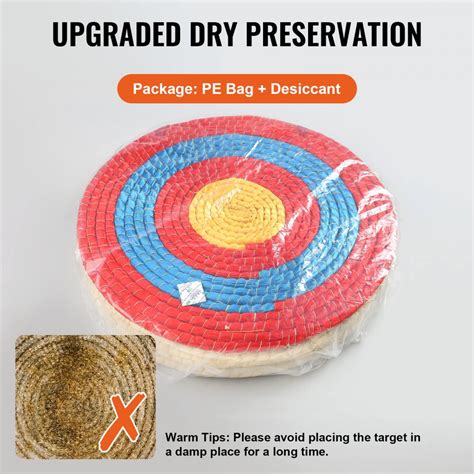 Vevor Archery Target 5 Layers 20 Arrow Target Traditional Solid