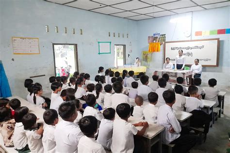 အ မ က ရွှေဘုံသာကျောင်း၌ ၇၇ နှစ်မြောက် အာဇာနည်နေ့ အထိမ်းအမှတ် အသိပညာပေး ဟောပြောပွဲ၊ နံရံကပ