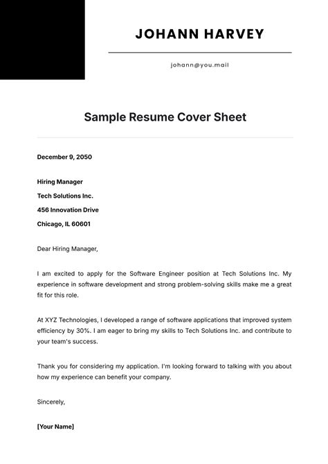 Free Document Cover Sheet Outline Template To Edit Online