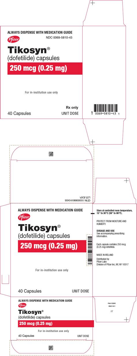 Tikosyn Package Insert Prescribing Information Moa
