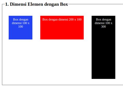 Belajar Css Dimensi Elemen Tinggi Dan Lebar Pada Css Awonapa