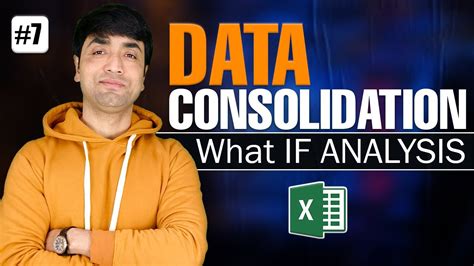 Data Consolidation In Excel Ms Excel Consolidation Youtube