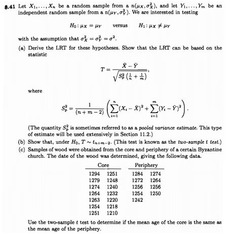 Let X 1 X N Be A Random Sample From A N Mu X