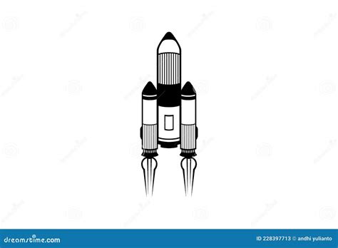 Rocket Space Shuttle Vector Design Rocket Spacecraft Illustration 228397713