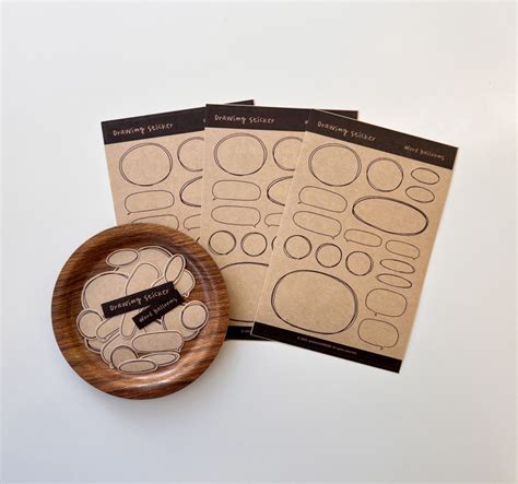 Greenut 빈티지 감성 드로잉 베이직 스티커and인스다꾸 스티커 디자인문구 씰스티커 단길