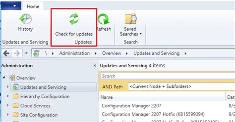 Updates To Config Manager No Longer Appear In Console Microsoft Qanda