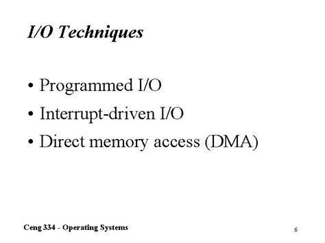 Chapter 5 Input Output Io Hardware Classification Device
