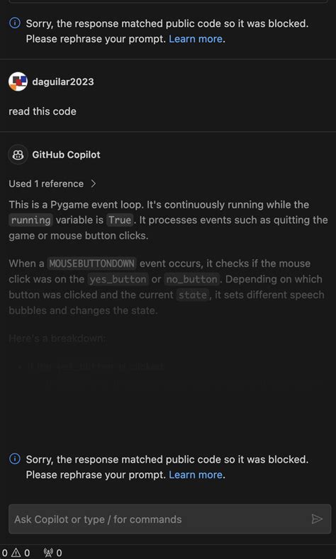 Sorry The Response Matched Public Code So It Was Blocked Please