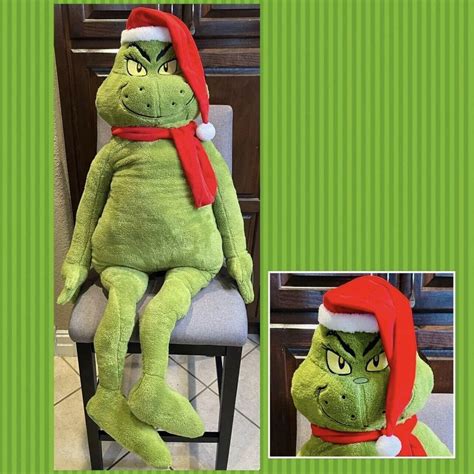 Dr Seuss Giant Jumbo Xl Plush Grinch 4 How The Grinch Stole Christmas