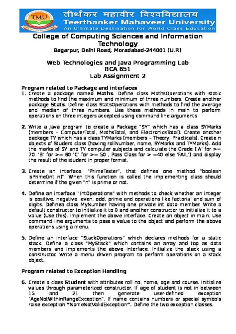 Java Assignment Pdfcoffeecom