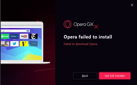 My Opera Gx Is Not Downloading R Operabrowser