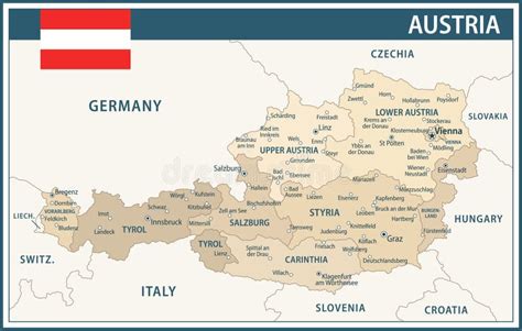 Political Map Of Austria Austria Map Detailed Maps Of Republic Of