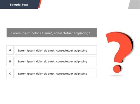 Editable FAQ Templates For PowerPoint SlideUpLift