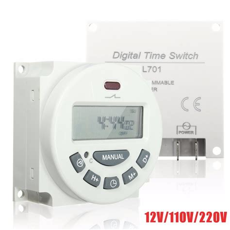 Excellway L V V V LCD Digital Programmable Control Power Timer Switch Time Relay