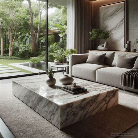 Marble Plinth Coffee Table — Uk