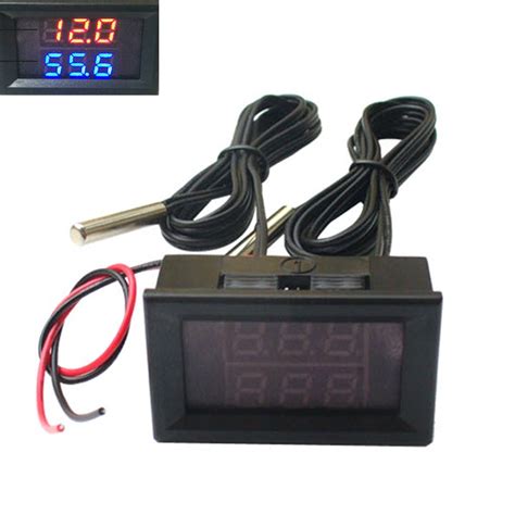 Dual Display Digital Car Intercooler Thermometer Supercharger