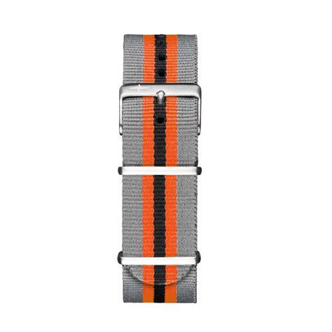 Davosa Grey Orange Nylon Strap Australia Authorized Dealer Monsoonal