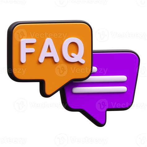 Faq 3d Icon 33857560 Png