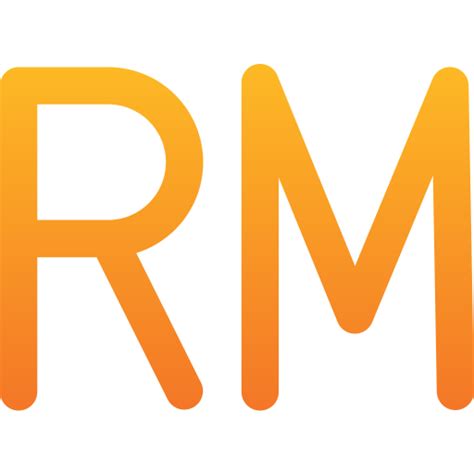 Ringgit Generic Gradient Fill Icon Ringgit Generic Gradient Fill Icon