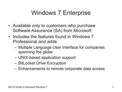 Guide To Windows 7 Introduction To Windows 7 Ppt